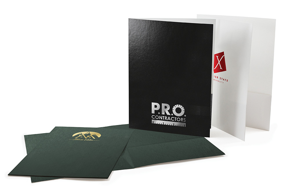 Small Quantity Pocket Folders – Standard White Stock - FSP-SQ | Warwick