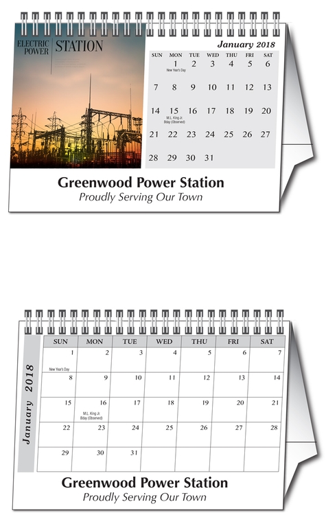 Custom Photo Tent Desk Calendar AD46 American Calendar
