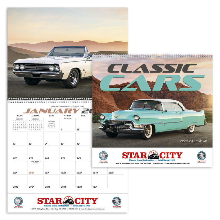 Triumph Calendars Classic Cars Calendar - 1863 | MDM Branding - Powered ...