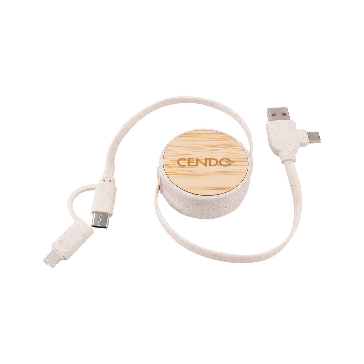 Eco-Friendly Retractable Cable with Type-C/USB - CB-GWUC2RTR-AIR ...