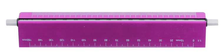 15cm Metric Select-A-Scale (TM) Drafting Ruler - 7508 | Alumicolor
