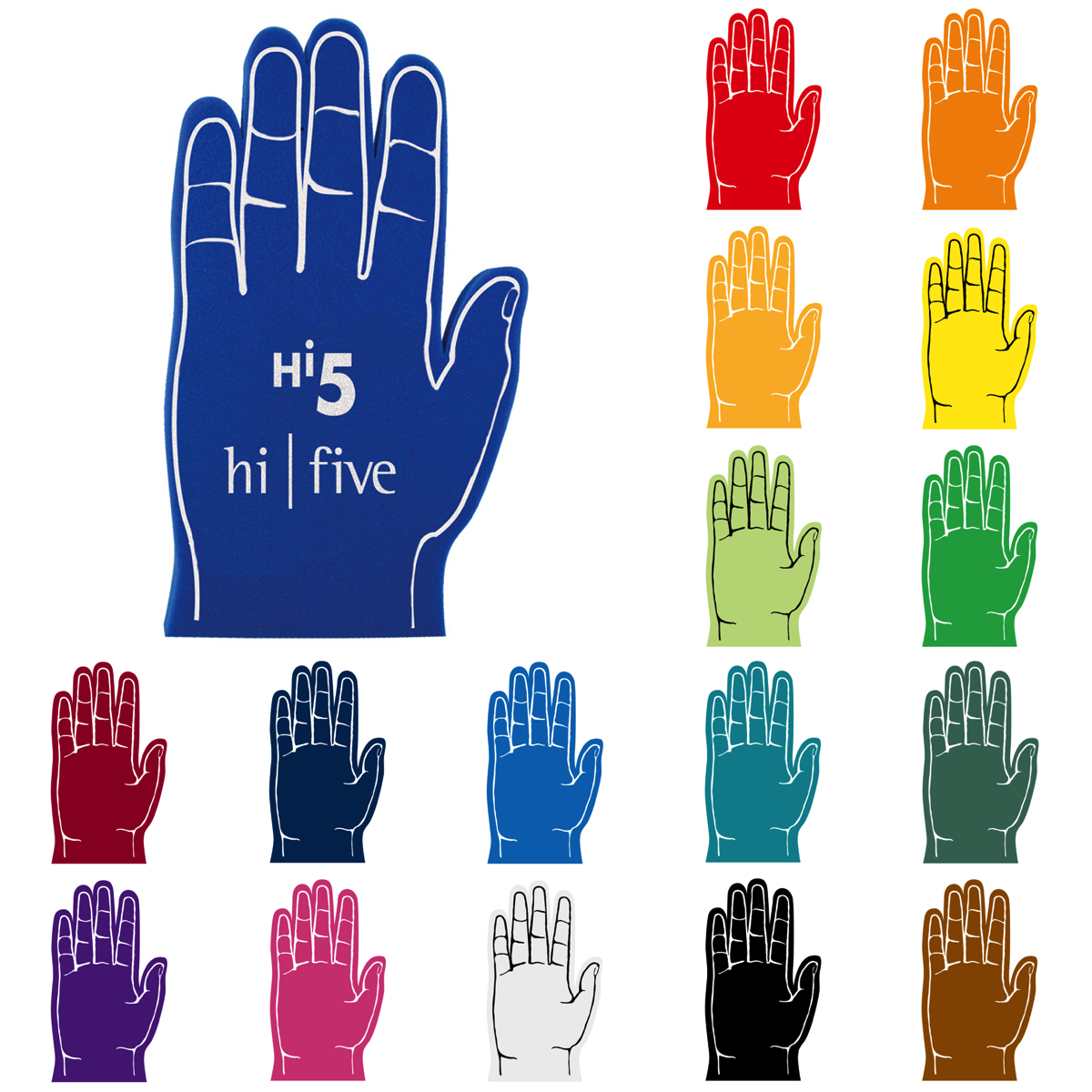 5 Finger Foam hand - HA33 | Foamworx US