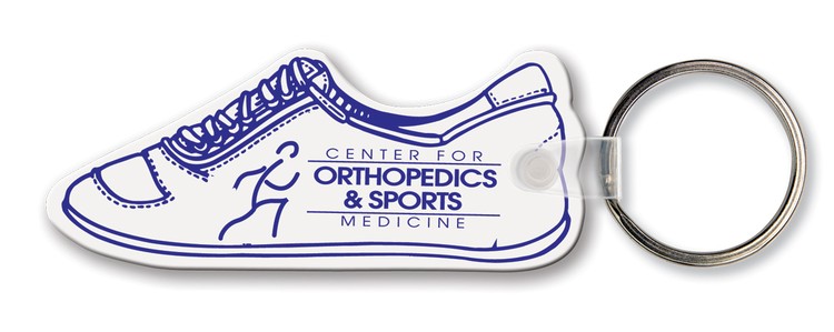 Running Shoe Key Tag (Spot Color) - 6361 | Graphic Impressions Promotions