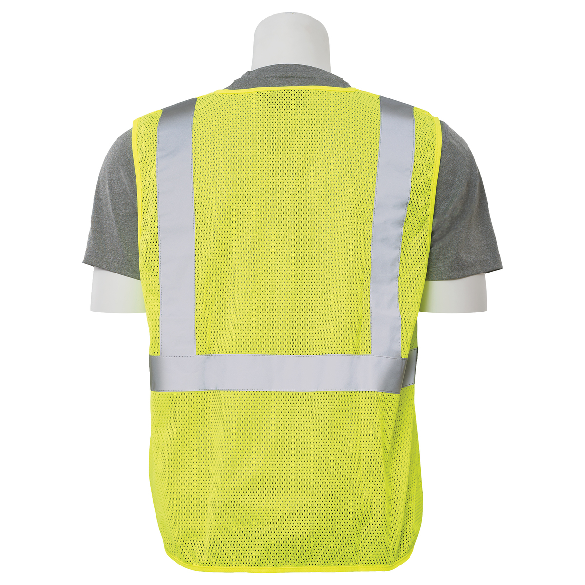 High Visibility Safety Vest, Blank No Pocket - ES362 | Aprons, Etc.