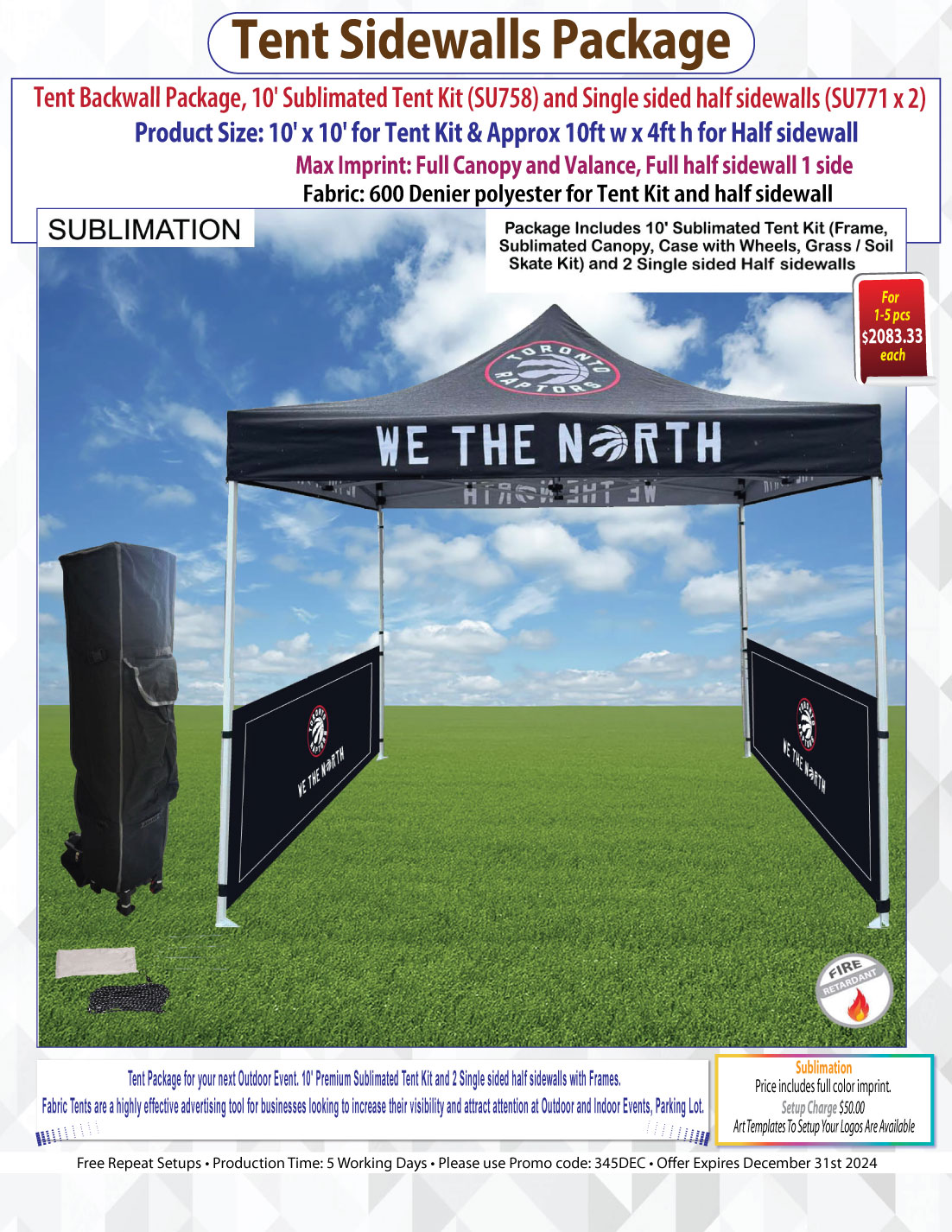 Specials for 10' Tents and Accessories | FIEL