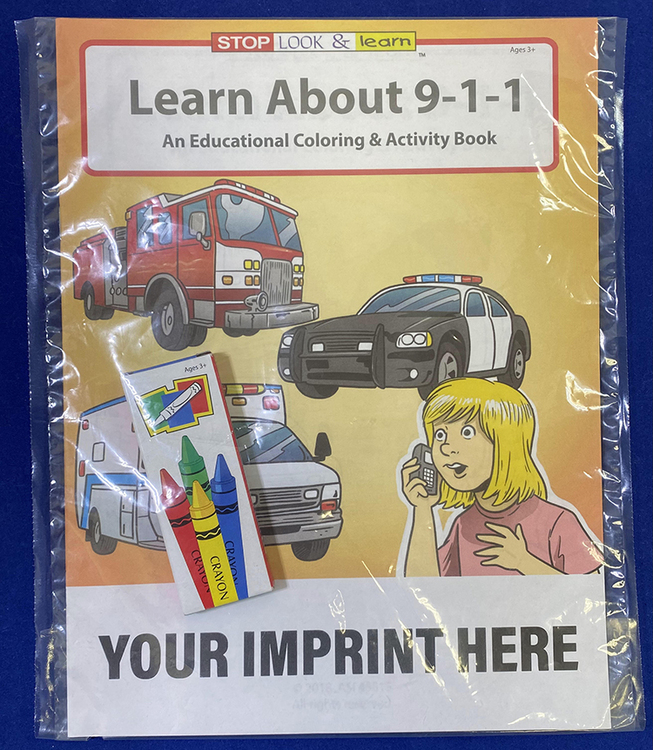 COLORING SET - Learn About 911 Coloring Book Fun Pack - 0200-FP ...