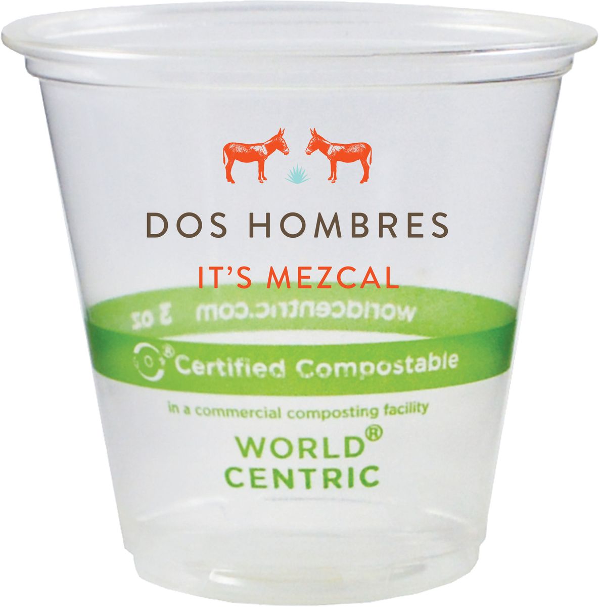 3oz Compostable PLA Sampling Cup - Eco Branded - CC-3 | HOWW ...
