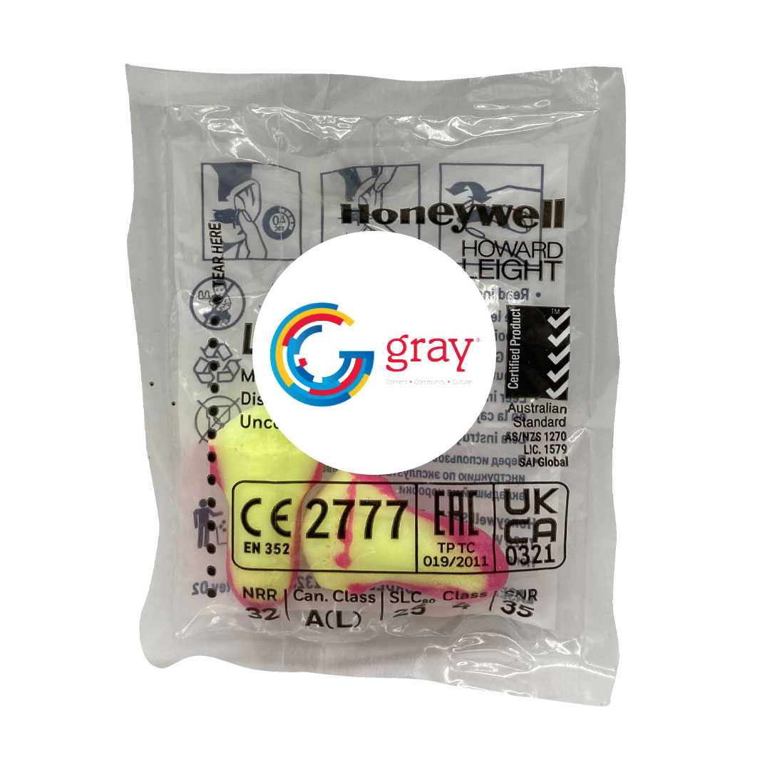 Cordless Ear Plugs with Label - E1 | Safety Made