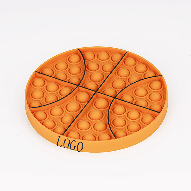 Basketball Push Pop Bubble Fidget Toy Perfect Gift for Anxiety Autism ...