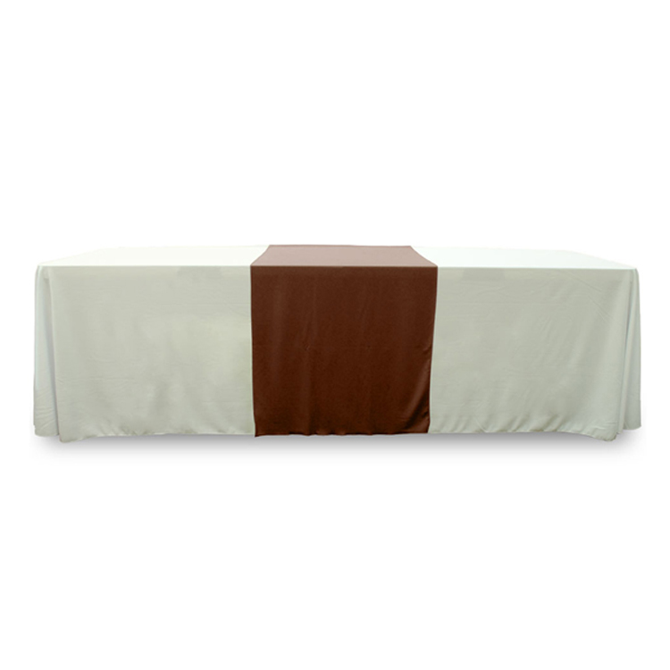 29 in. x 88 in. PolyKnit™ Table Runner (Blank) - TR-2988-B | LogoLinens
