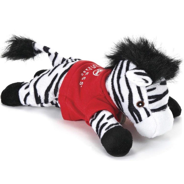 So Soft 8" Laying Beanie Animal- Zebra - 8"BeanieZebra | Curto Toy