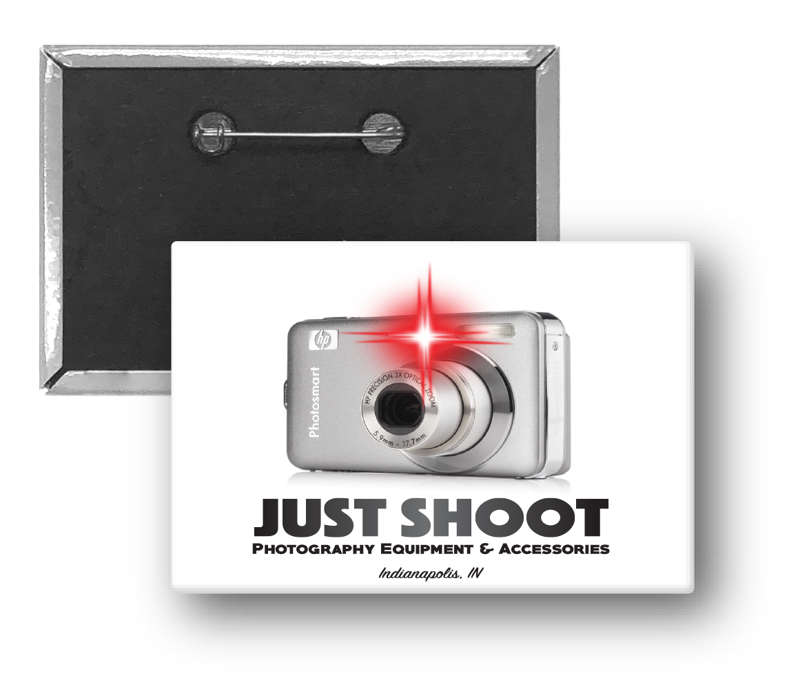 2 inch x 3 inch Rectangle Celluloid Buttons - 100RPB | CoasterStone