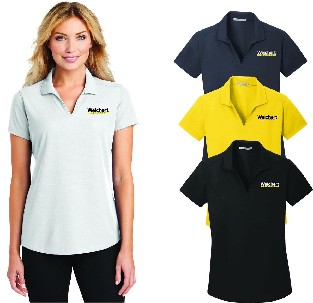 Ladies Moisture Wicking Athletic Polo - W150L | Weichert