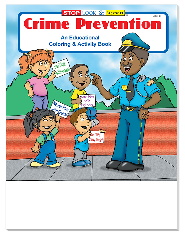 COLORING BOOK - Crime Prevention Coloring & Activity Book - 0180 ...