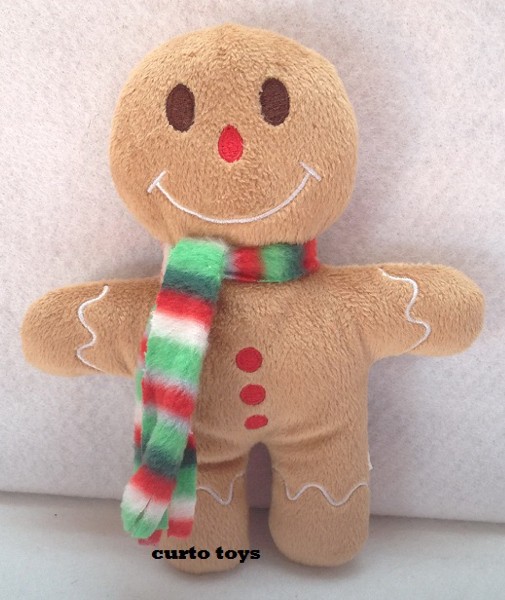 Gingerbread Man Stuffed Toy - 6"Gingerbread | Curto Toy