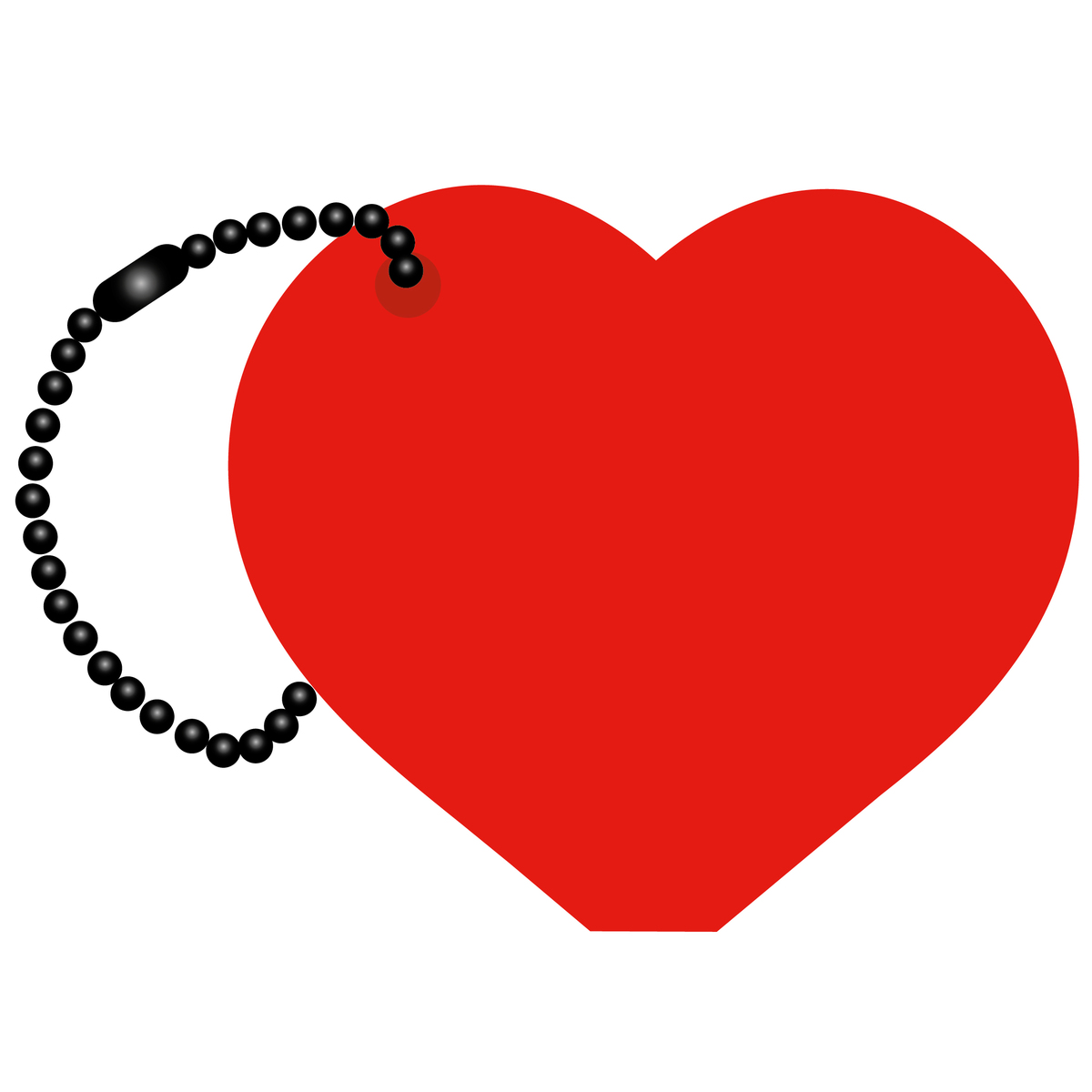 Heart Key Tag - HRT701 | Foamworx US