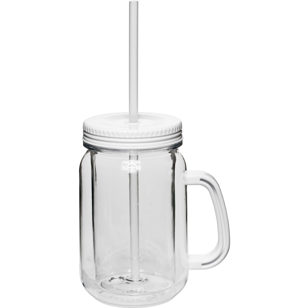 17 oz Double Wall Mason Jar with Handle - HA172 | RFG Line