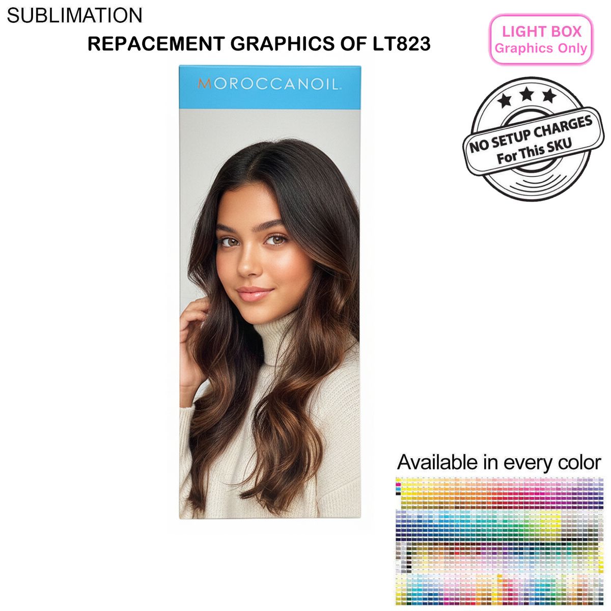 Replacement Graphics one side only for Backlit LED Light Box SEG Banner ...