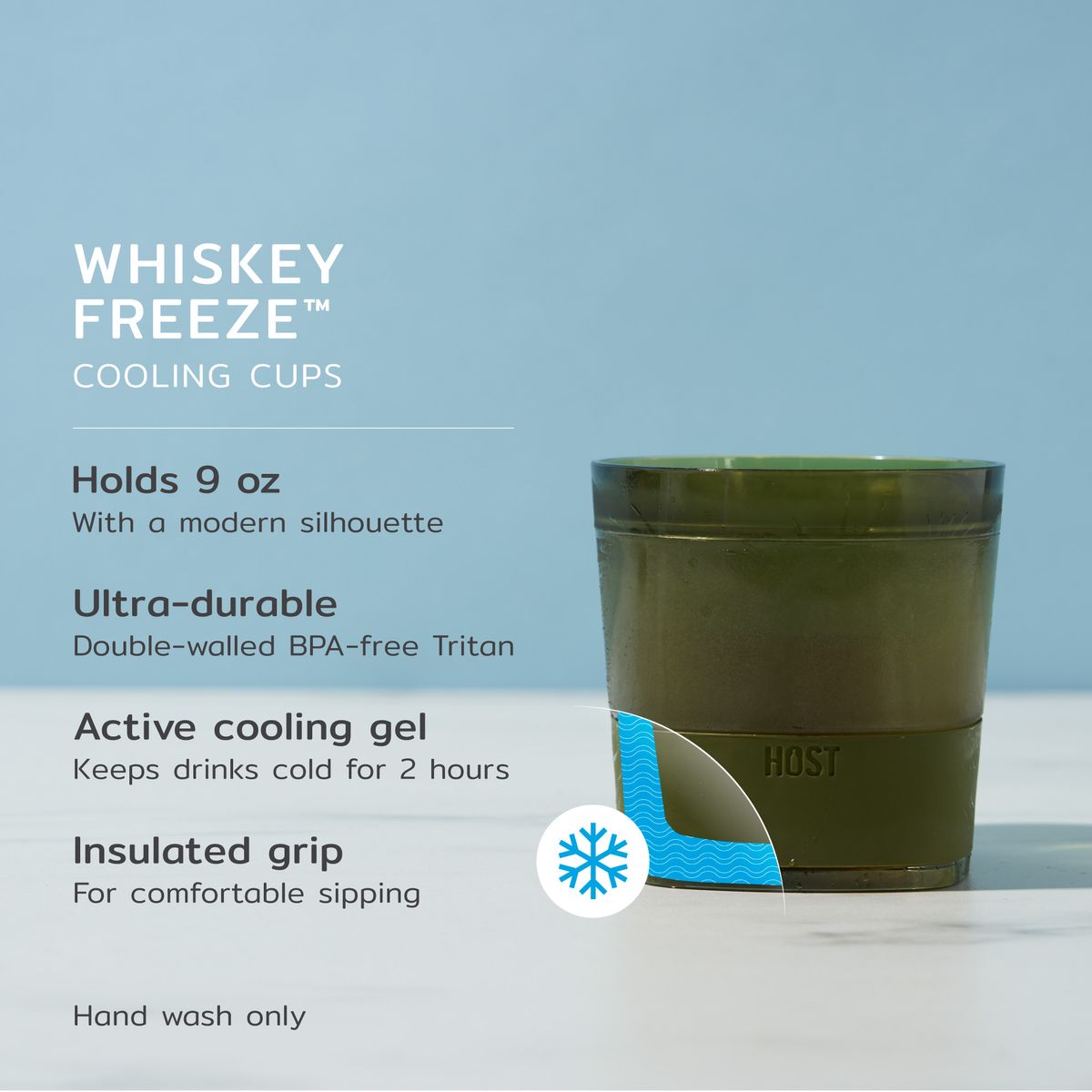 HOST® Tinted Whiskey FREEZE™ Cup - 2560 | promo.truebrands.com