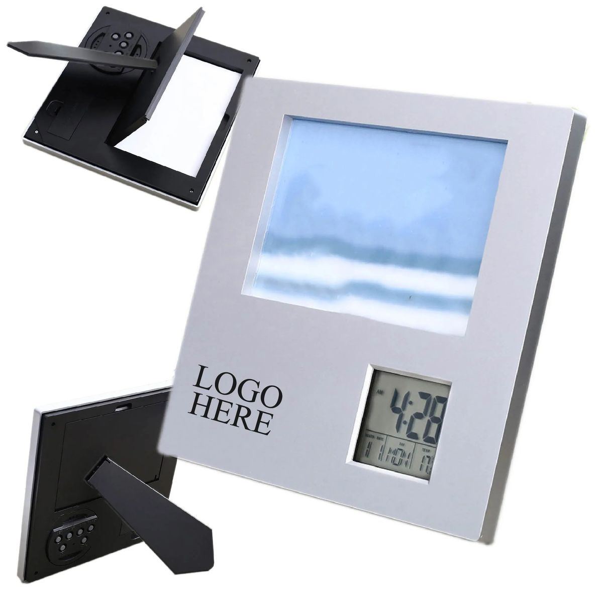 Dual Position Clock & Frame | Main Street Promos