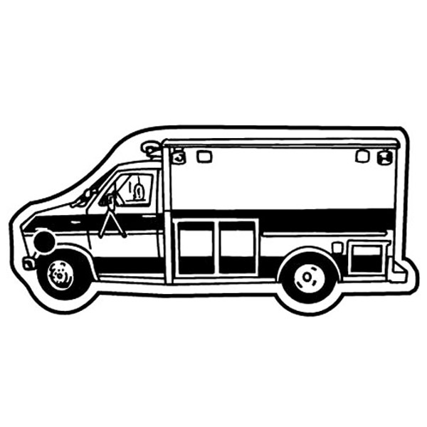 Ambulance 5 Key Tag - Spot Color - 4112-C3 | Branding Ideas Custom ...