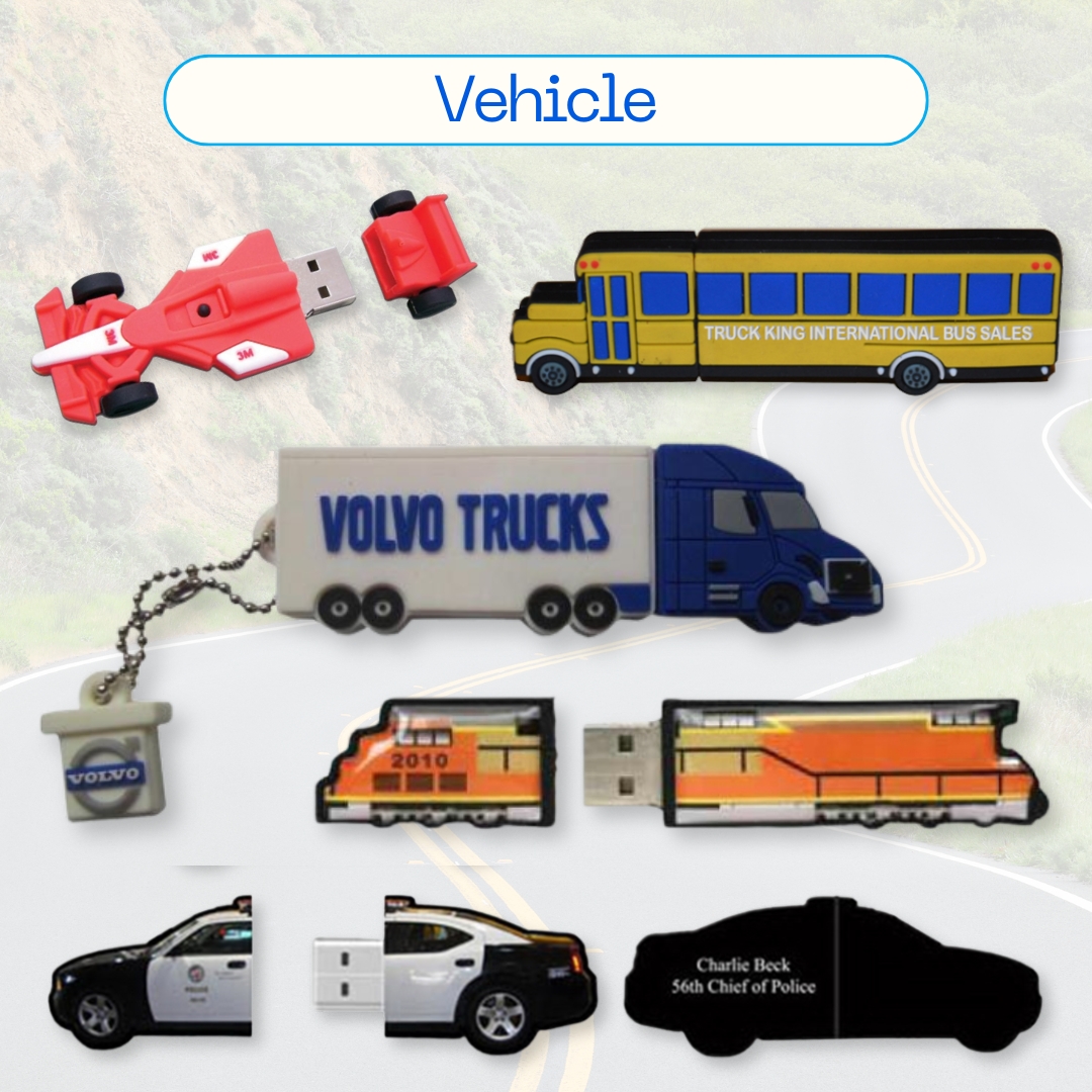 Custom Vehicle-Themed USB Drives - GROUND VEHICLE USB DRIVES-16GB ...