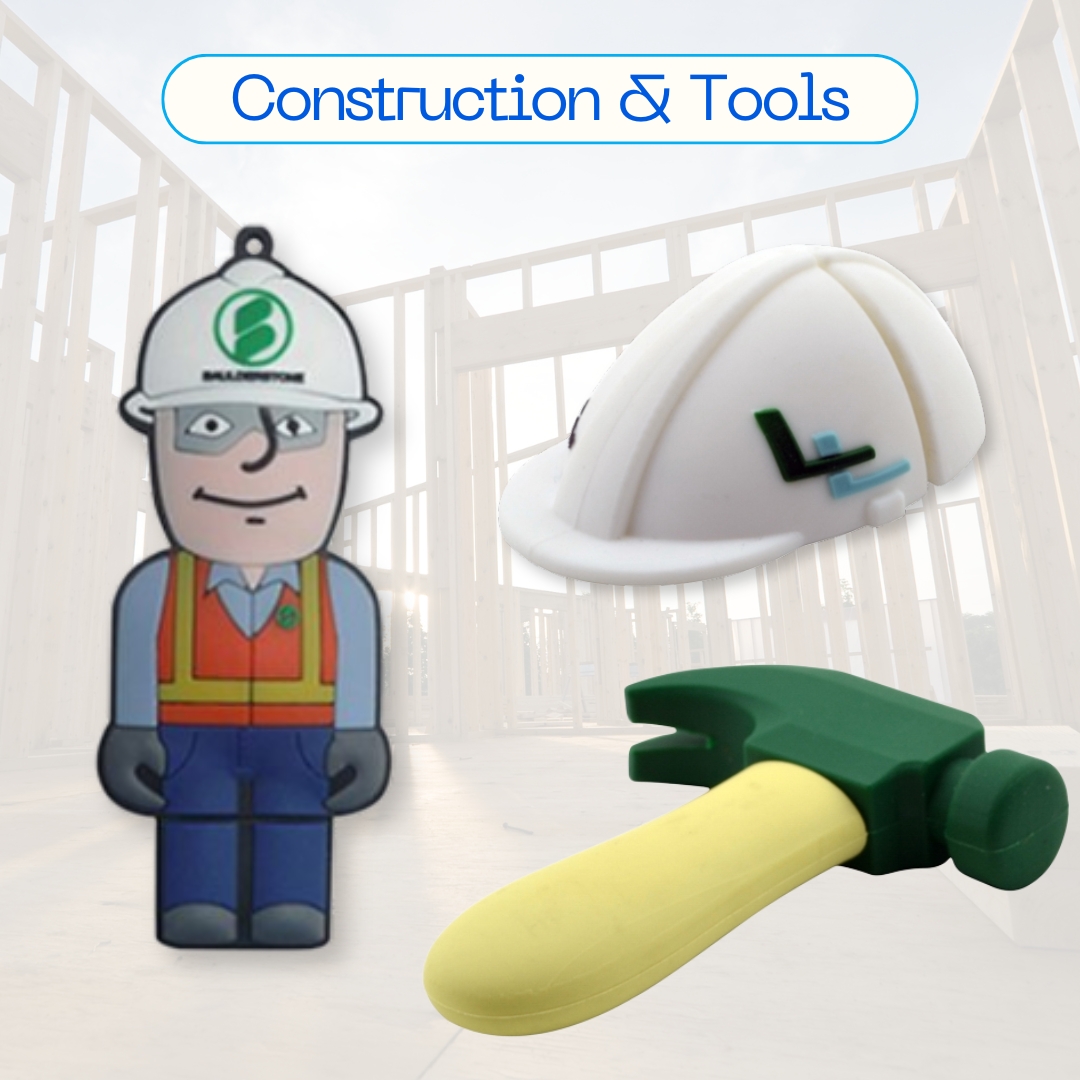 Custom Construction-Themed USB Drives - CONSTRUCTION & TOOLS USB DRIVES ...