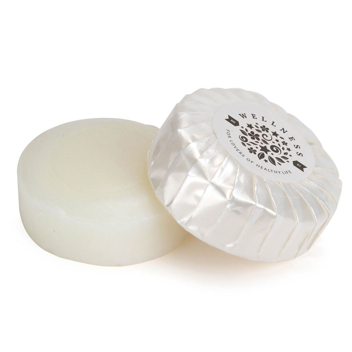 Plastic Wrapped Round Soap - SOAP35 | Branding Ideas Swag - Promotional ...